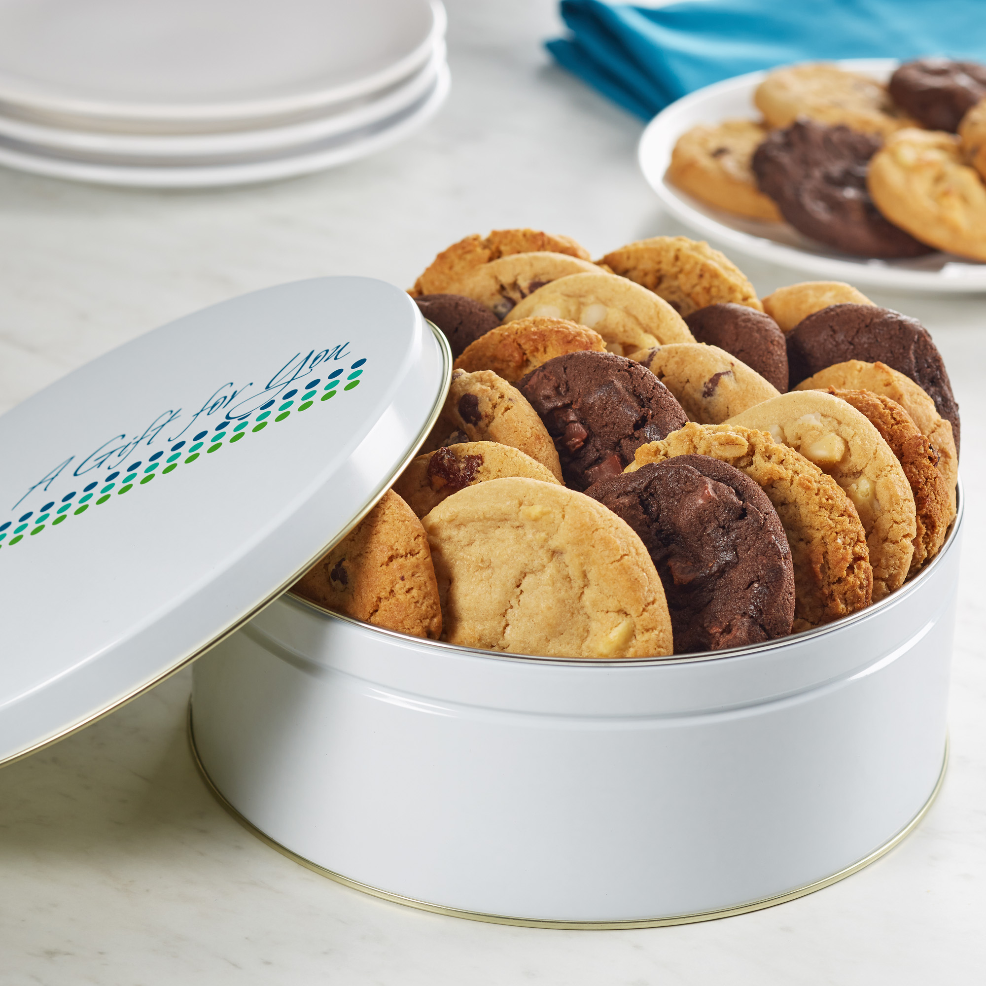 2-dozen Cookie Tin - To Your Success, Inc.